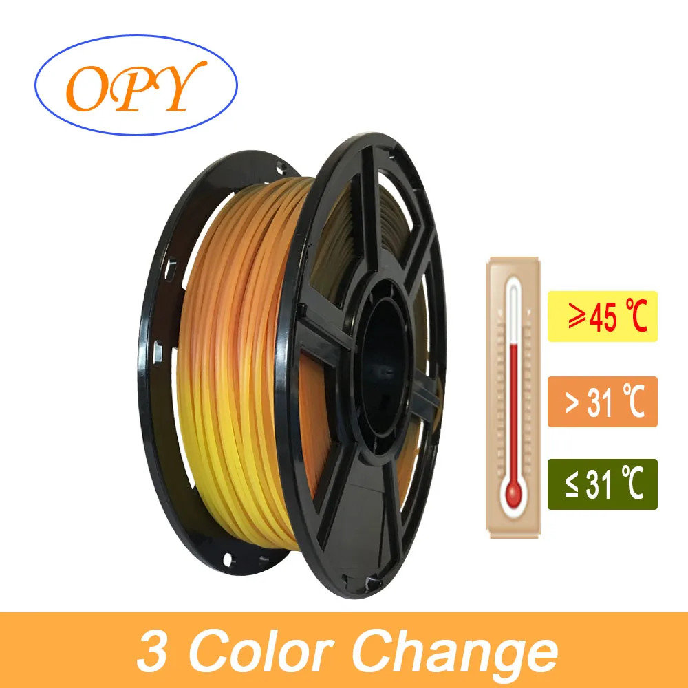 Air Temperature 1.75 Mm Meter 3 Color Change Pla Gradient Supplies 3d ...