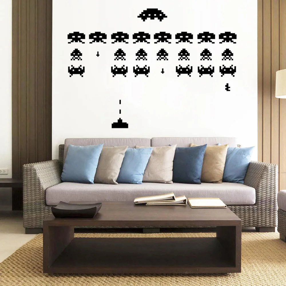 Space Invaders Wall Decals