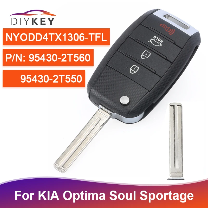 DIYKEY-NYODD4TX1306-TFL-95430-2T560-For-2014-2015-KIA-Optima-Soul ...