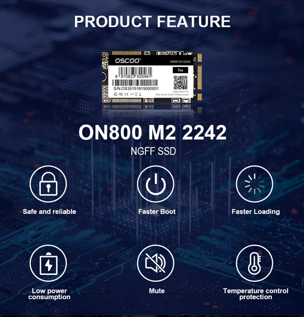 원피스 M.2 SATA NGFF 2242 SSD