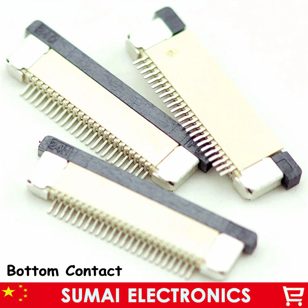 Muestra, conector FPC FFC de 24 Pines, enchufe de Cable flexible de 0 ...
