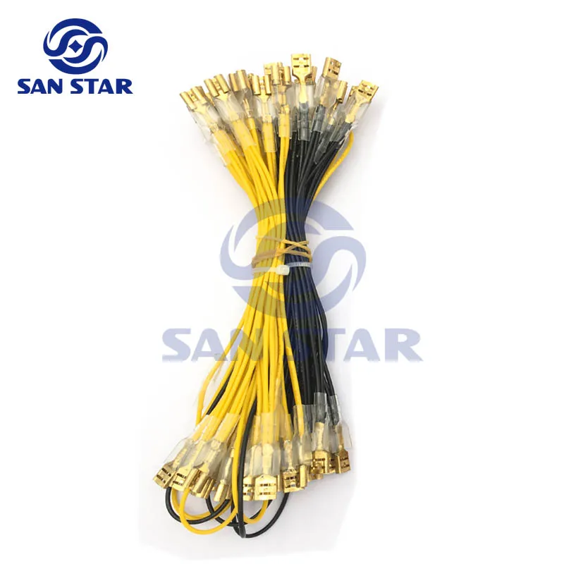 2 pcs of 12V Illuminated Button Wire Set For Arcade Game Machine Arcade ...