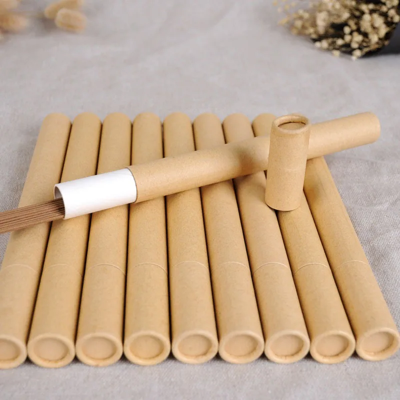 Long Incense Tube Kraft Paper Empty Incense Barrel Household Joss ...