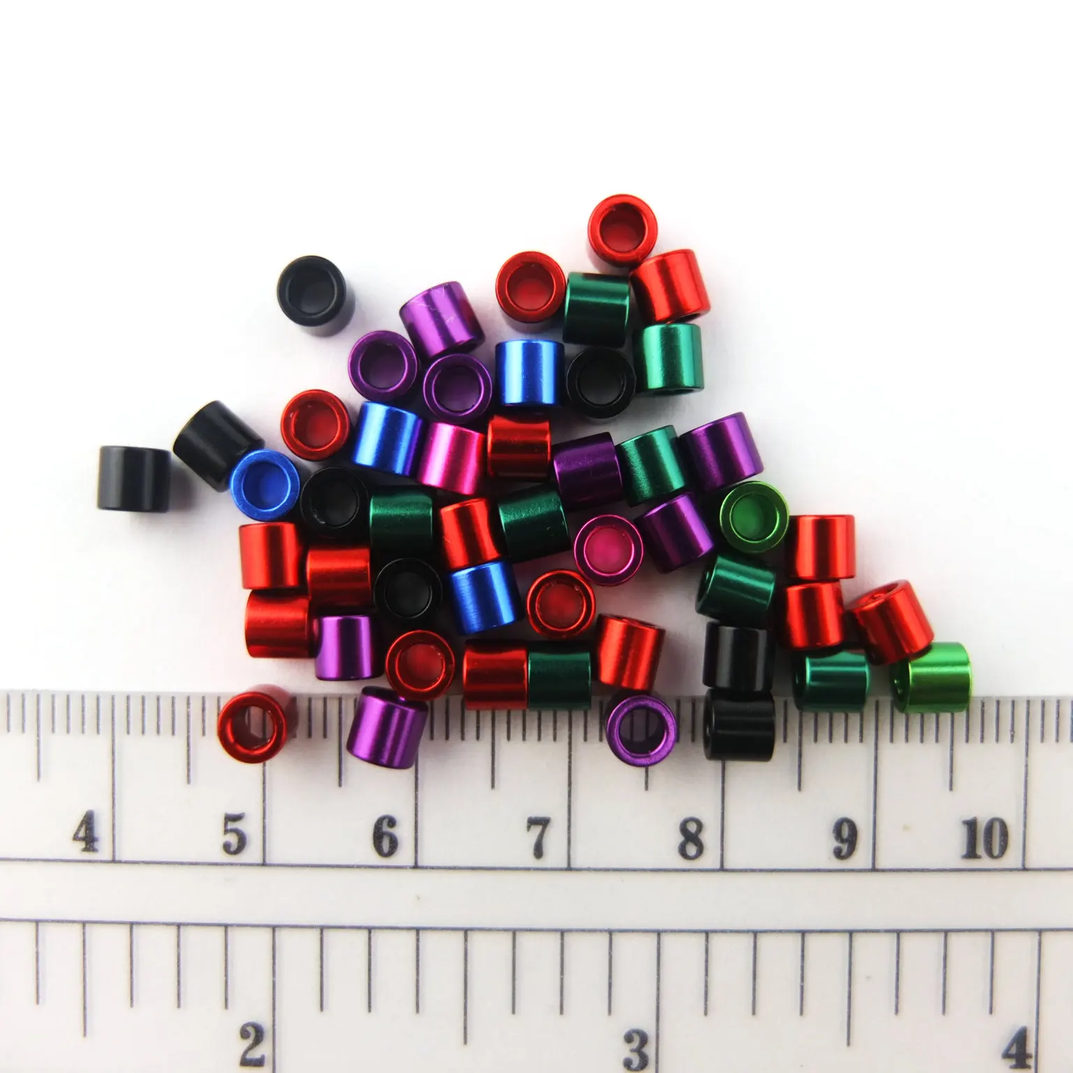 50PCS-Bare-Rings-No-printing-Aluminium-Closed-loop-Bird-Leg-Bands-Color ...