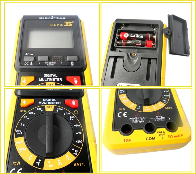 Etek Multimeter 10709