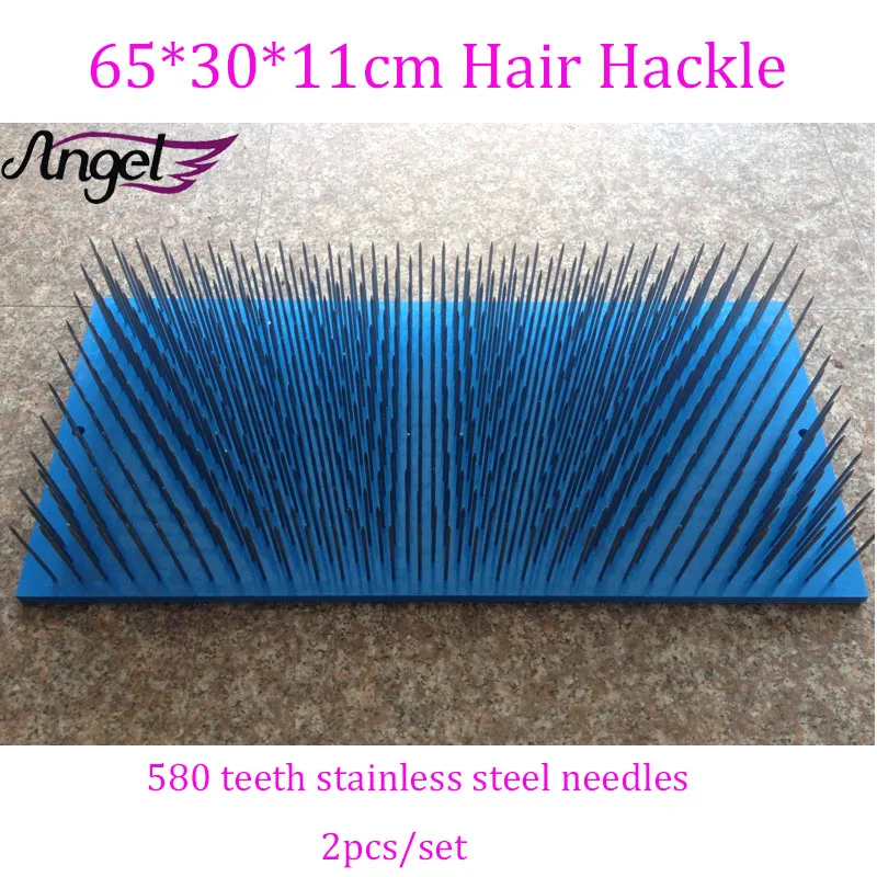 Angles-2pcs-set-Hair-Hackle-580-Teeth-Stainless-Steel-Needles-Hackles ...