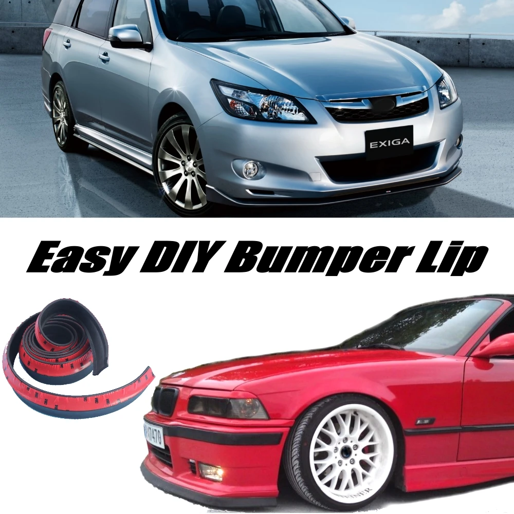 Bumper-Lip-Deflector-Lips-For-Subaru-Exiga-Front-Spoiler-Skirt-For-Car ...