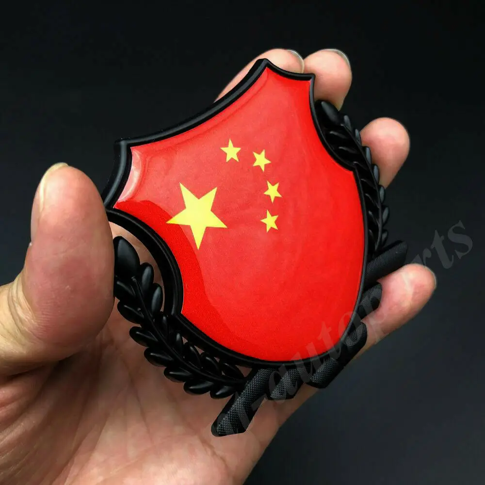 3D Metal China Chinese Flag CPC Car Trunk Window Emblem Badge Decal ...