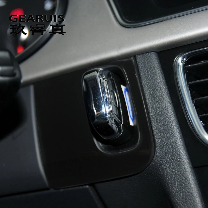 Car Engine Start Button Keyhole Frame Decoration Sport Cover Stickers ...