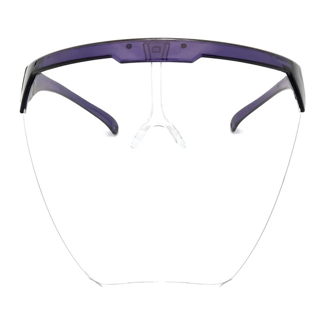 2021 Transparent Protective Mask Full Face Shield Dustproof Goggles ...