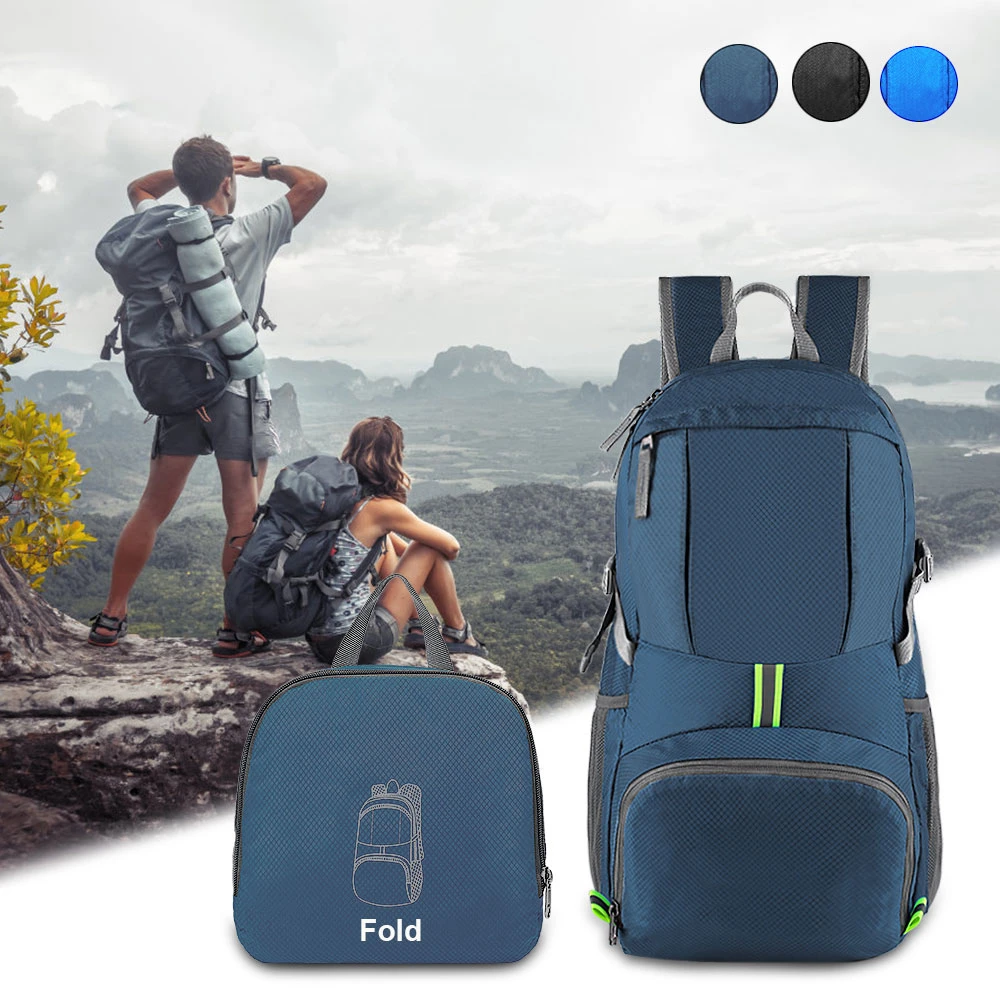 35l Outdoor Foldable Waterproof Backpack Lightweight Portable Daypack ...