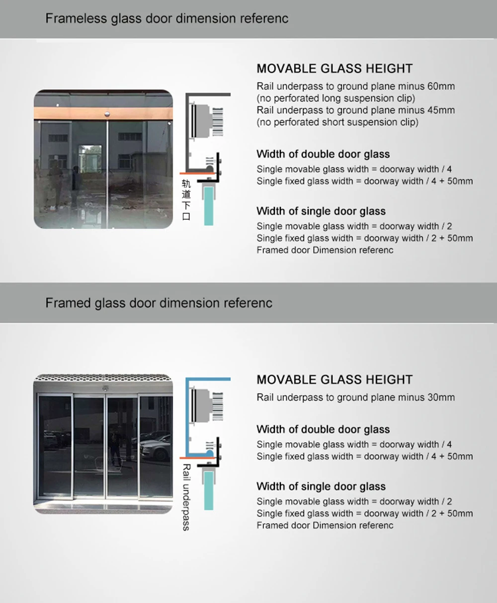 Sliding Automatic Front Door Design Automatic Translation Door Unit ...