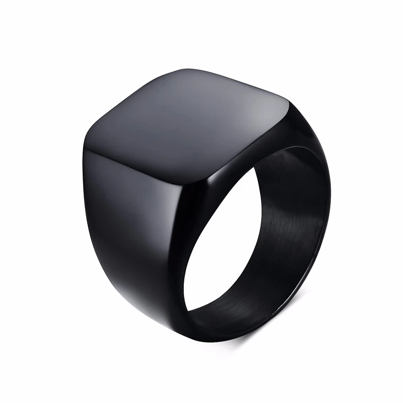 The Black Square Ring - Accessorich
