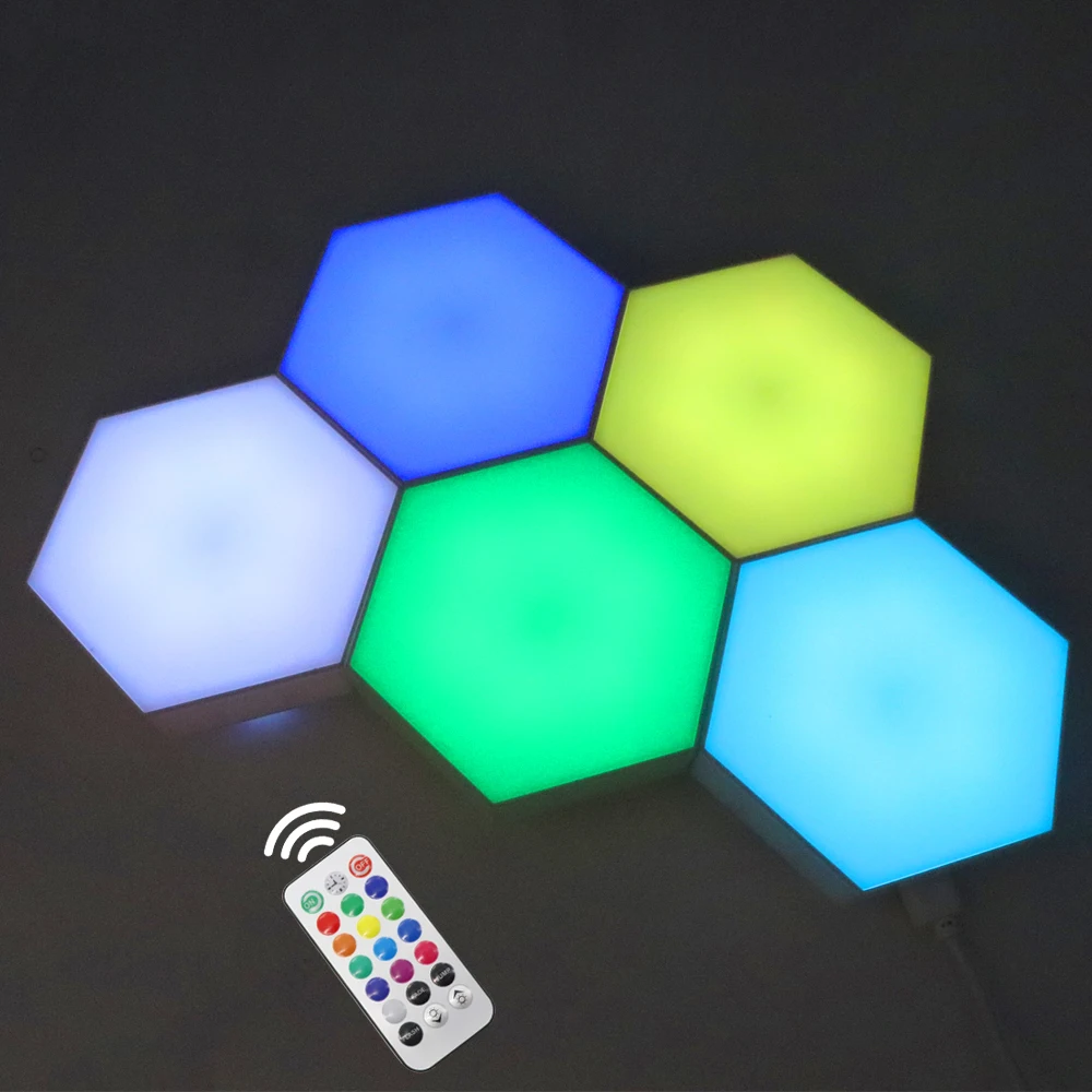 Modular Honeycomb DIY Wall Deco Lights - Lighting4Home