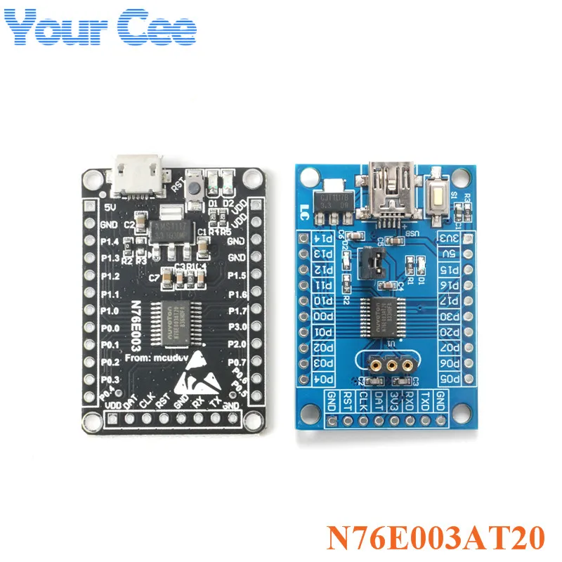 N76E003AT20 N76E003 51 C51 Microcontroller Development Expansion Board ...