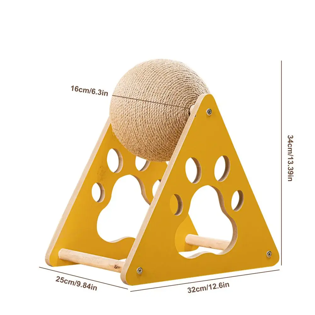 Griffoir,Balle de corde en Sisal pour chat,jouet interactif,griffes ...