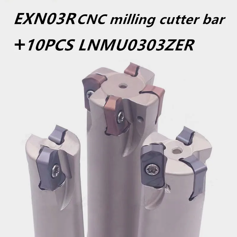 HSS CNC milling cutter bar EXN03R plane milling machine alloy cutter ...