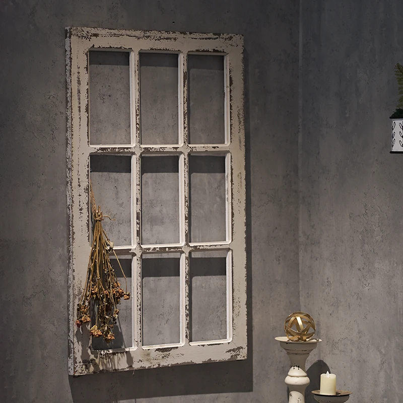Shabby Chic White Decorative Wooden Window Frames: Real-World Design ...