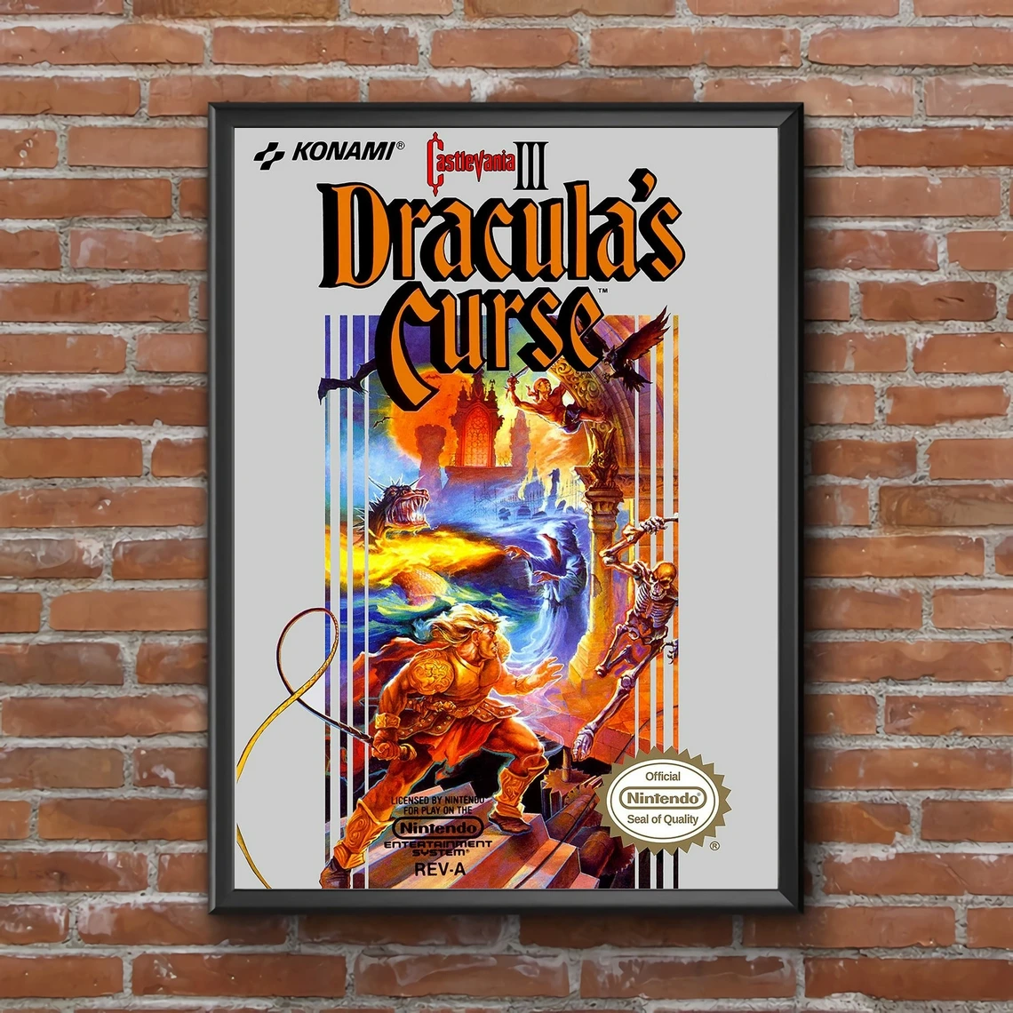 Castlevania game cover canvas poster,no frame Prints Music & Movie ...