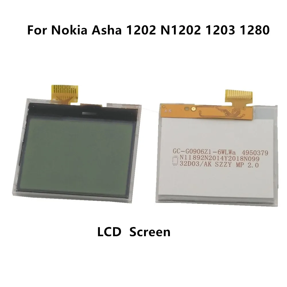 ESC 200pcs/lot For Nokia Asha 1202 N1202 1203 LCD Display Screen Panel ...