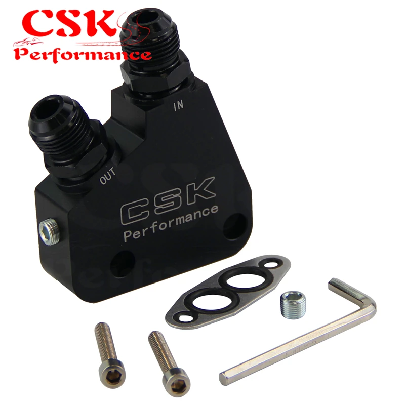 GM LSX OIL COOLER ADAPTER FIT BILLET LS1 LS2 LS3 LSX VE HSV VZ DRAG ...