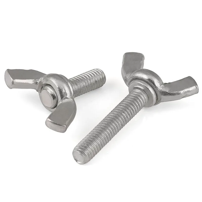 Bright Zinc Butterfly Screw, Butterfly Horn Screw, Yuanbao Hand-twisted ...