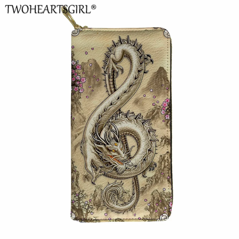 Luxury Dragon Music Notes Wallet - Artistic Pod