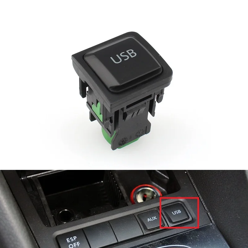 RCD510 RNS315 Car USB Adapter Switch Button For vw Passat B6 B7 CC Golf ...