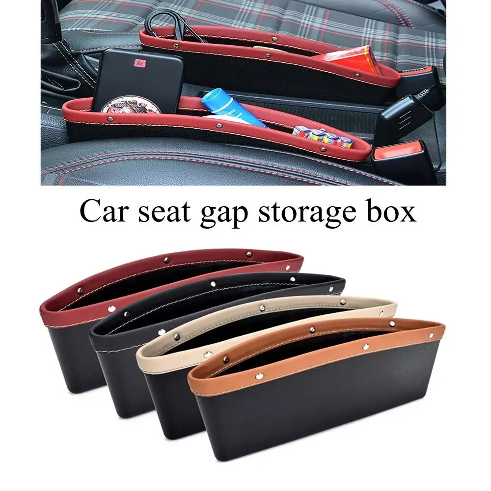 Car-Slit-Box-Organizer-PU-Leather-Car-Seat-Crevice-Gap-Storage-Bag ...