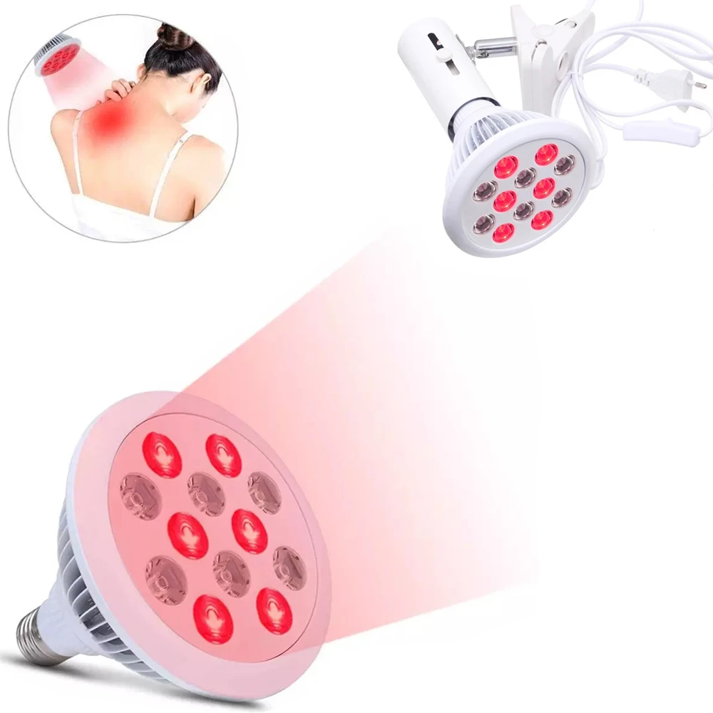 Red 660nm and 850nm Near Infrared LED Light Therapy Bulb 660nm 850nm ...
