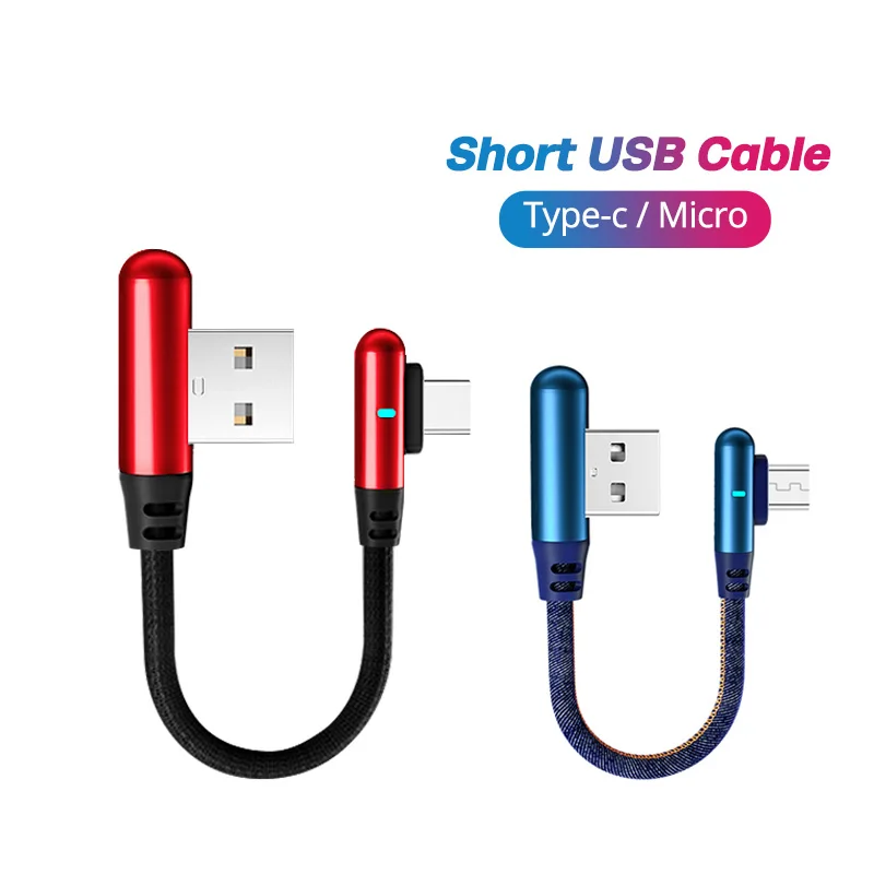 90 Degree Micro Usb Power Cable | 90 Degree Short Usb Cable | Micro Usb ...