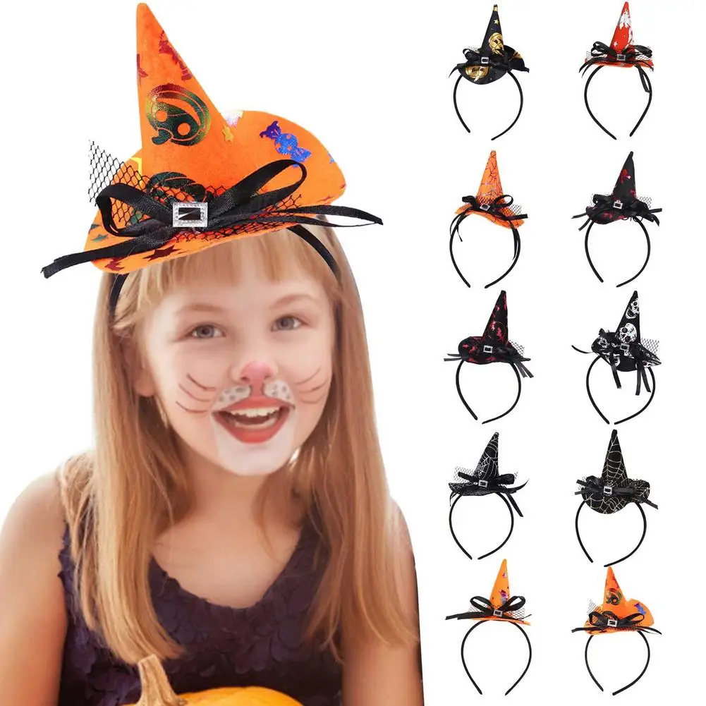 1pcs-Halloween-Girls-Headband-Witch-Cosplay-Headdress-Pumpkin-Hair-Hoop ...
