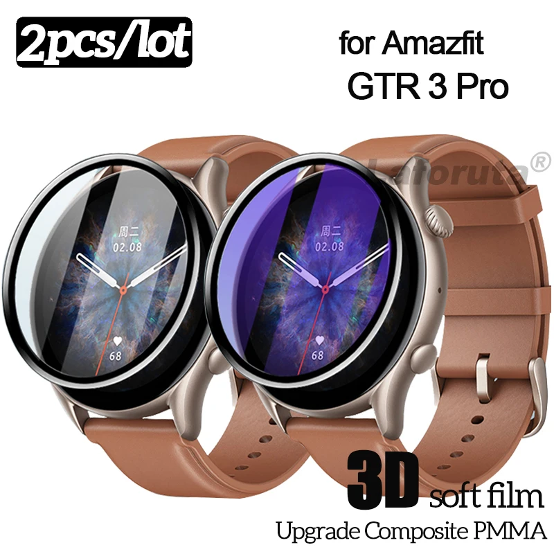 Screen-Protector-For-Amazfit-GTR-3-Pro-Full-Cover-HD-Clear-3D-Curved ...