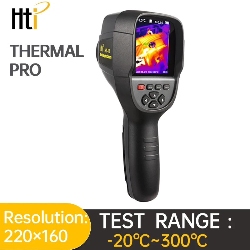 HTI Thermal Imager HT-A1 Infrared Thermal Camera Detector Temperature Meter Measuring Tools ...