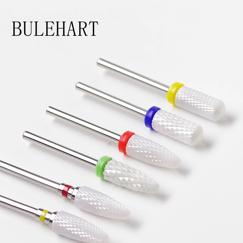 Ceramic Nail Drill Bits Fast Remove Nail Polish Cuticle Electric ...
