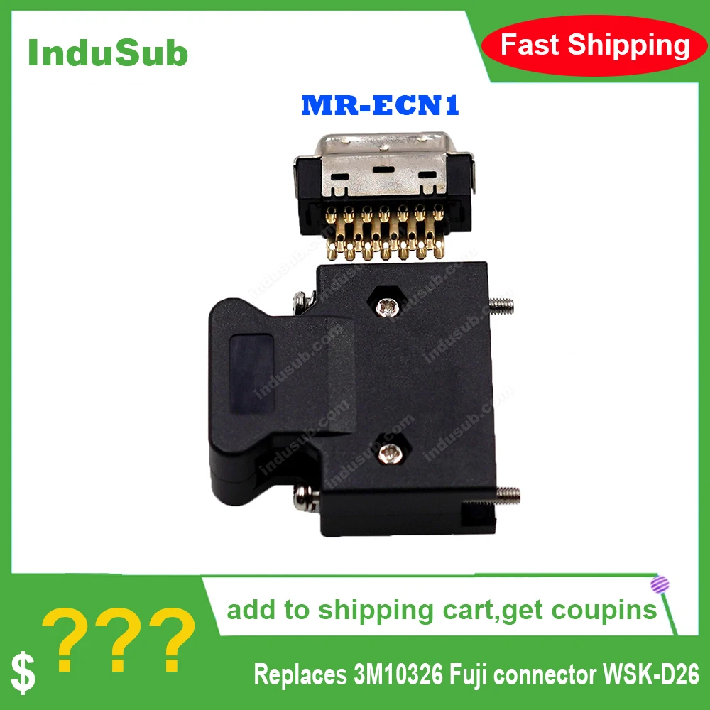 MR ECN1 MR J2CMP2 대체 3M10326 후지 커넥터 WSK D26|커넥터| - AliExpress