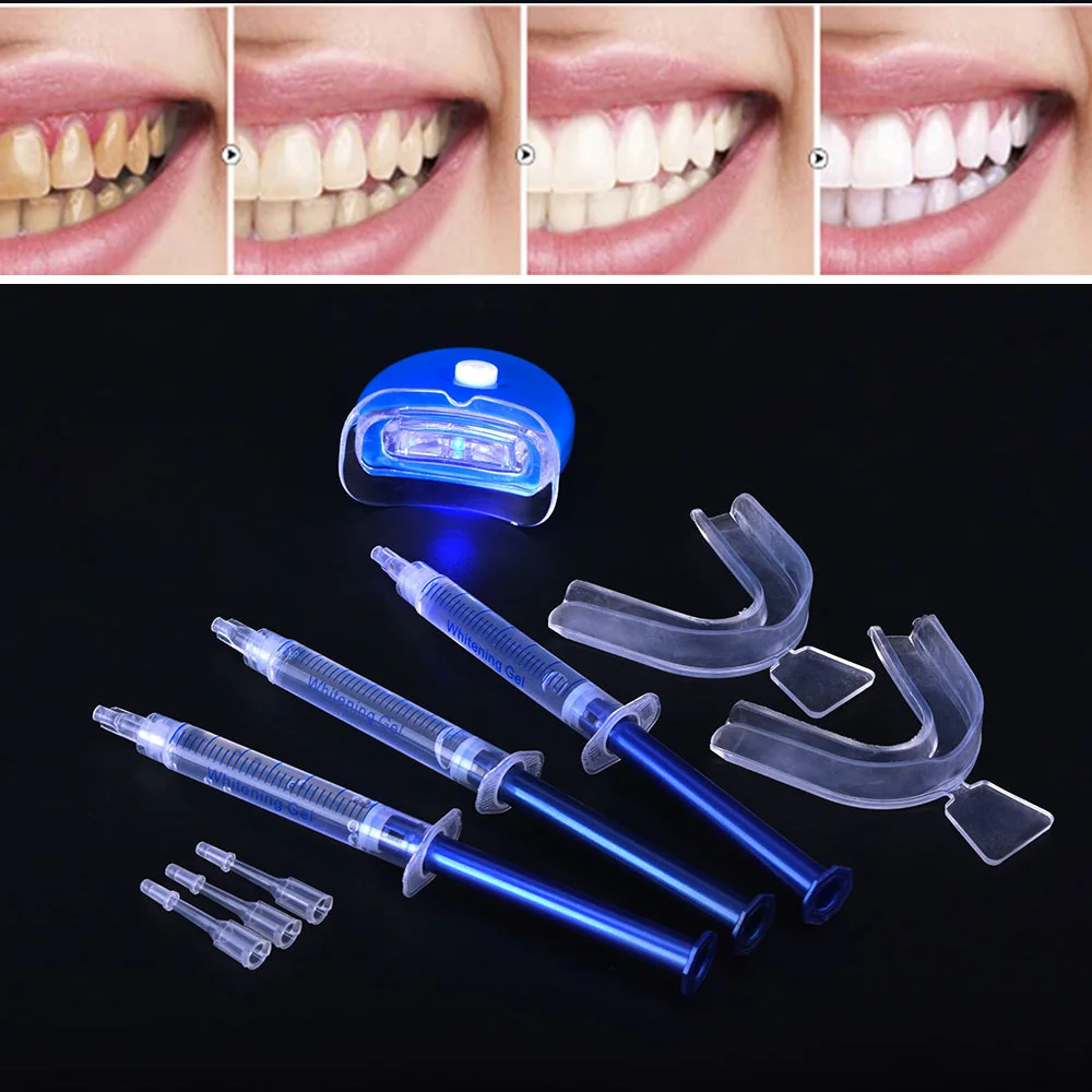 Teeth-Whitening-Kit-With-Led-Light-Peroxide-Dental-Bleaching-System ...