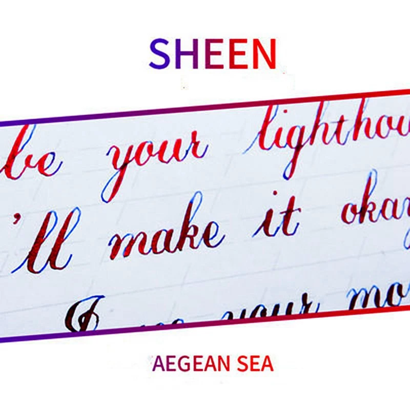 18ml Non Carbon Sheen Color Fountain Pen Ink Pot Gradual Vintage ...