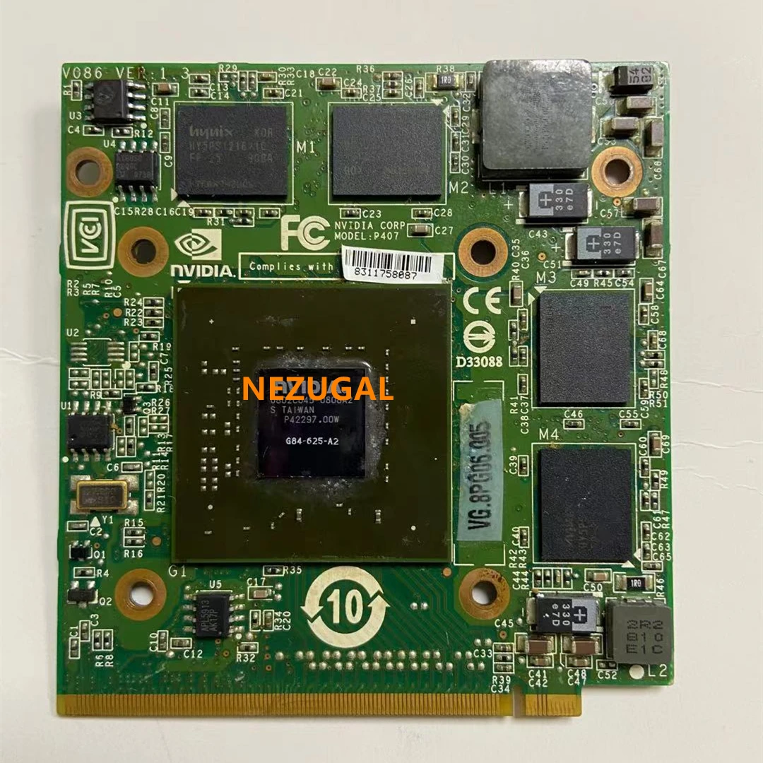 Laptop vga card 9500MGS 9500GT GS 512MB MXM II G84 625 A2 Video Card ...
