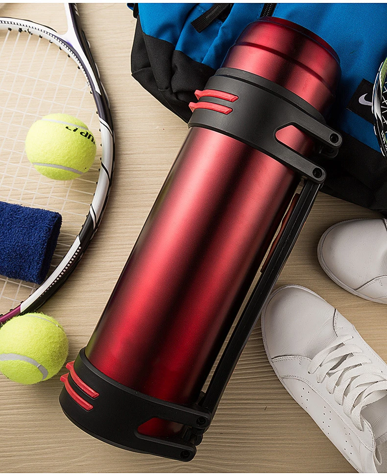 Gourde,Bouteille isotherme à Double paroi en acier inoxydable, grande ...