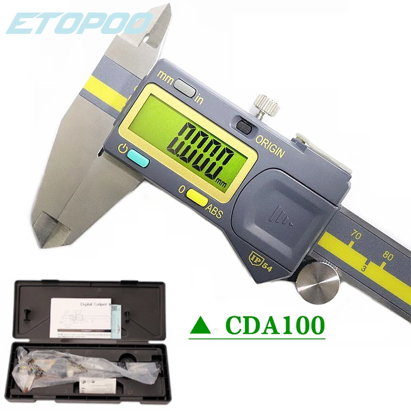 Ip54 0-150/200/300mm 0.005mm Terma Brand Abs Origin Digital Caliper ...