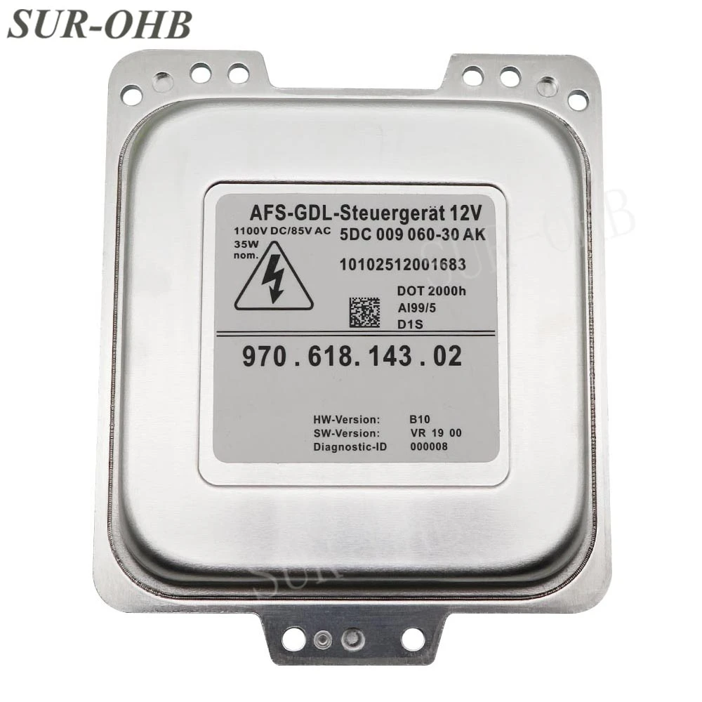 970.618.143.02 Xenon Headlight Ballast Driver Control Unit AFS GDL ...