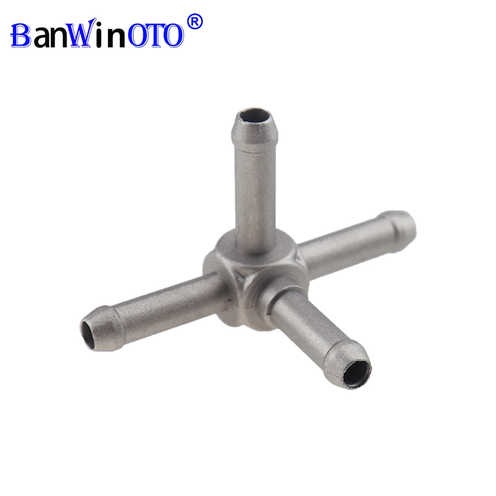 Aluminium Coolant T Fitting Hose Connector Coupler Water Pipe Fit For ...