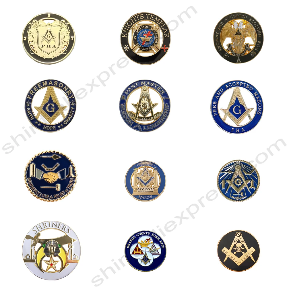 Masonic-Lapel-Pins-Badge-Mason-Freemason-faith-hope-ancient-wisdom ...