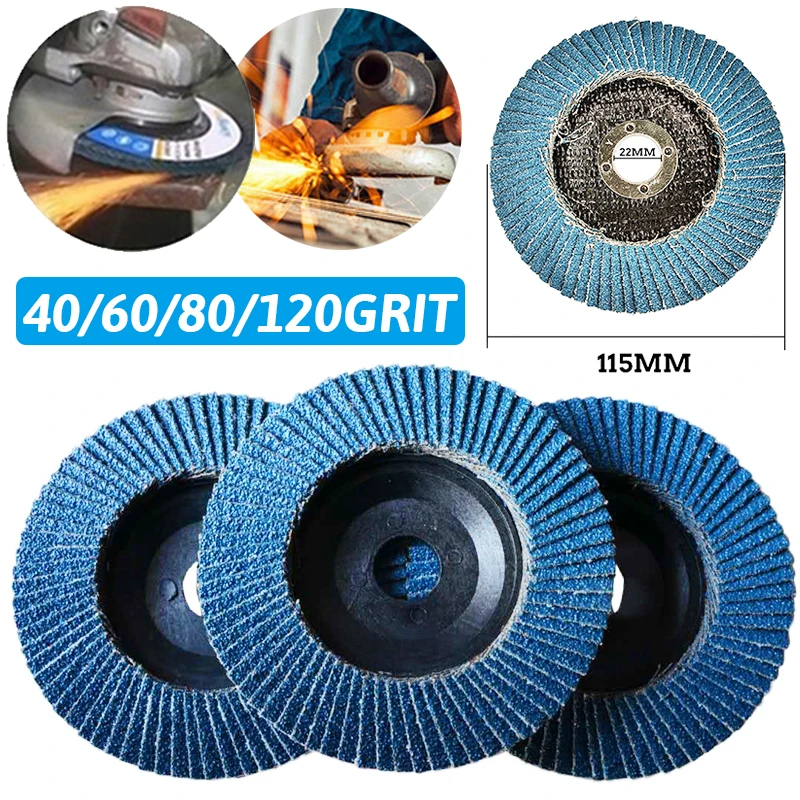 40/60/80/120Grit Flap Discs Sanding Discs Grinding Wheels Blades for ...