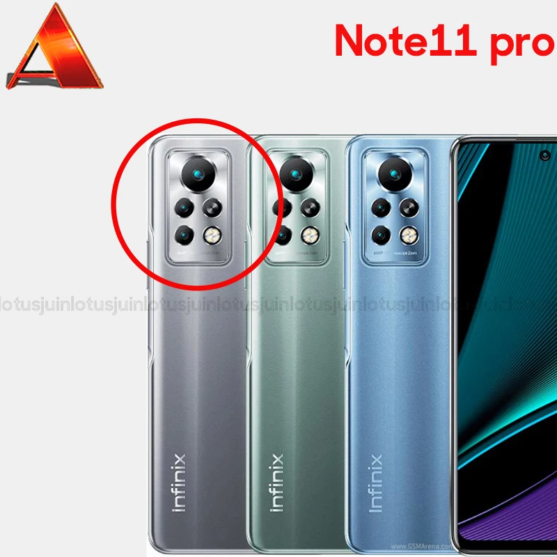 Infinix not 11 pro için orijinal arka arka kamera Lens camı değiştirme ...