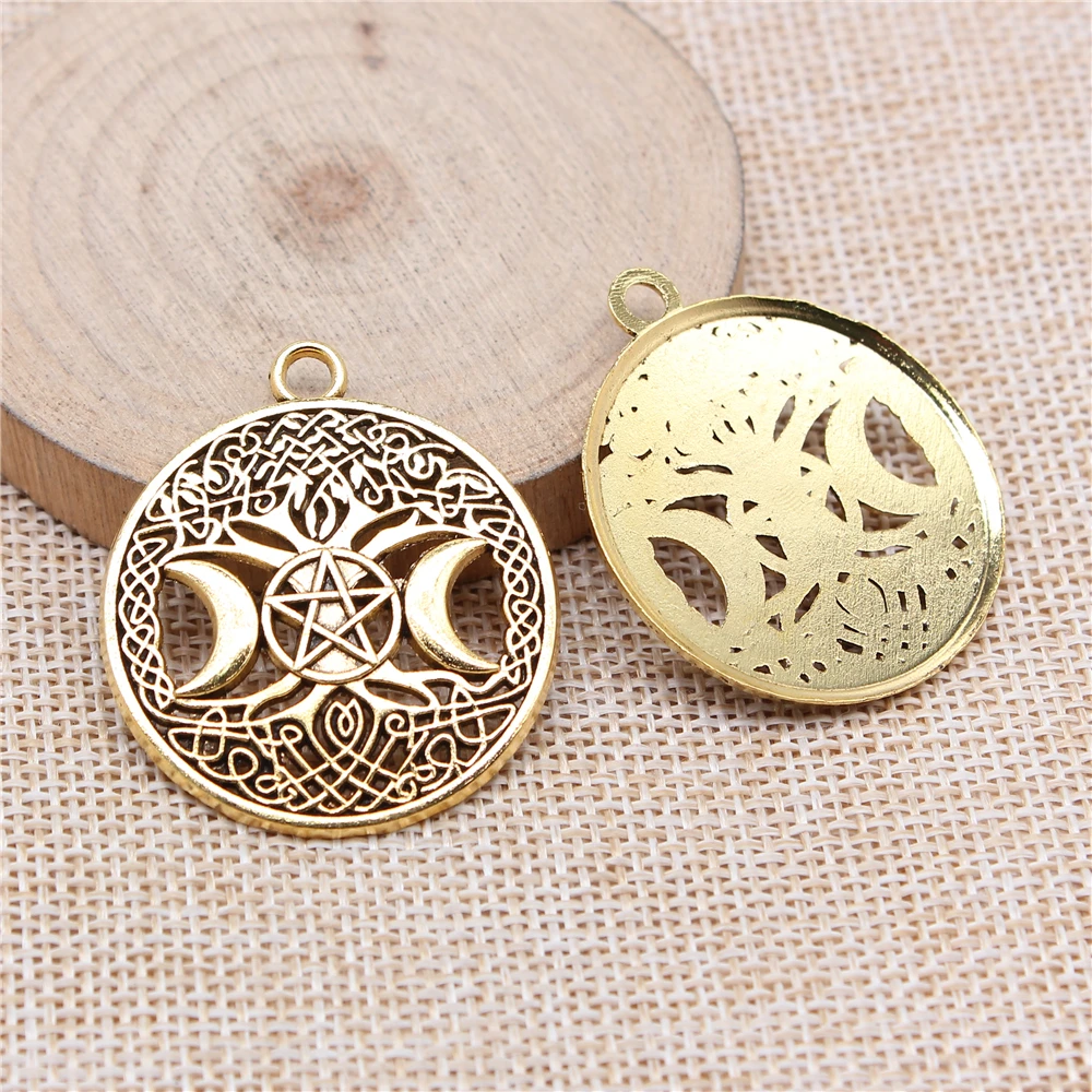Jewelry Making Finding | Witch Charms - 5pcs 3 39x34mm Charms Star Tree ...