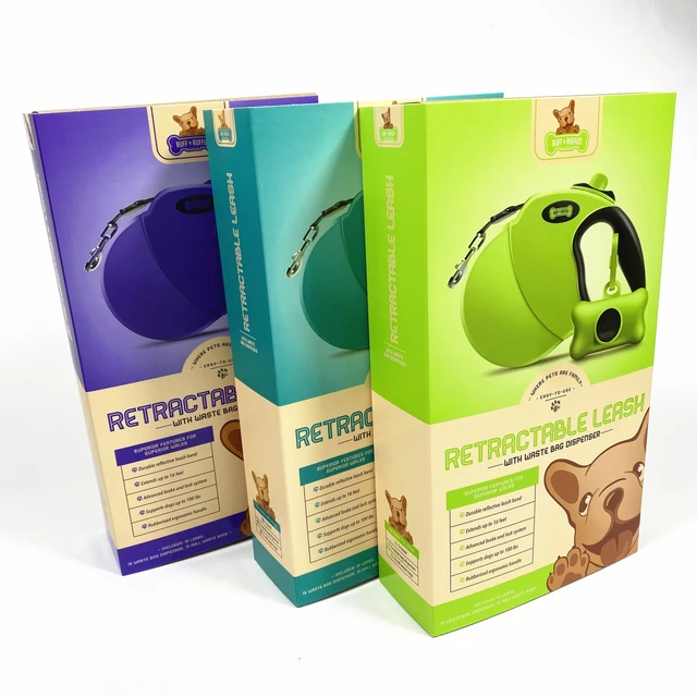 Retractable Dog Leash Packaging