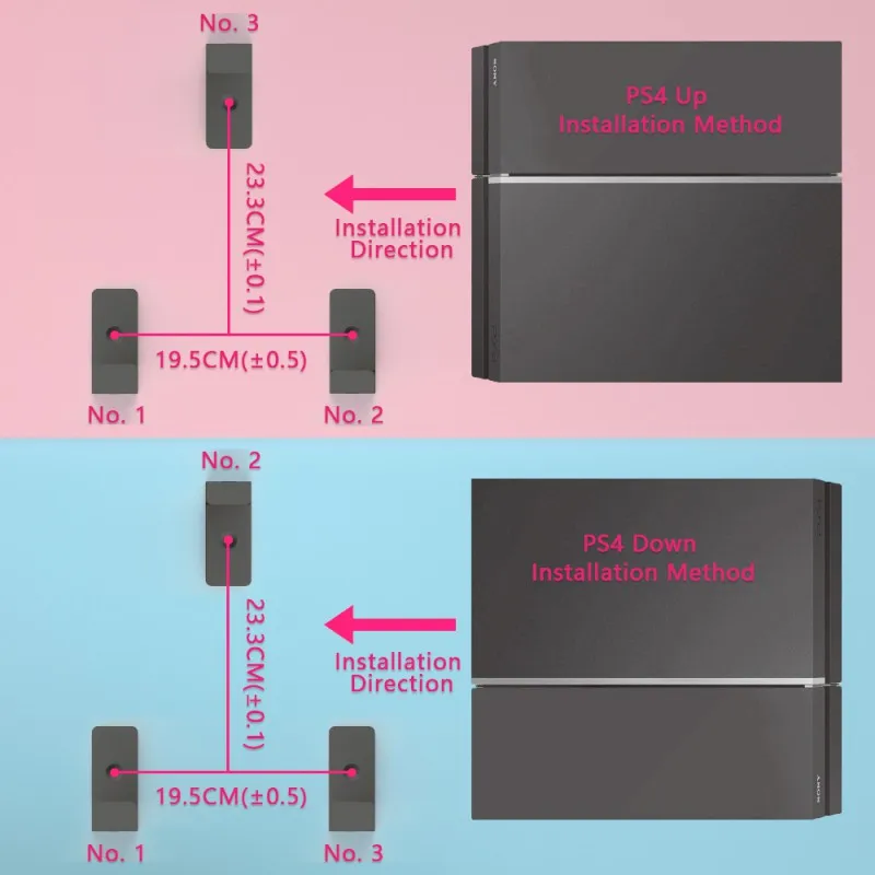 Rack With Screws Level Bubble Wall Mount For PS3 Slim Pro, Gamepad ...