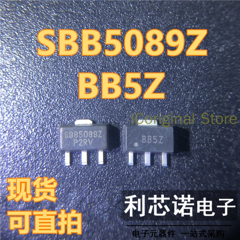 Original Chip SBB-5089Z SBB5089Z BB5Z SOT89 Microwave low noise rf ...
